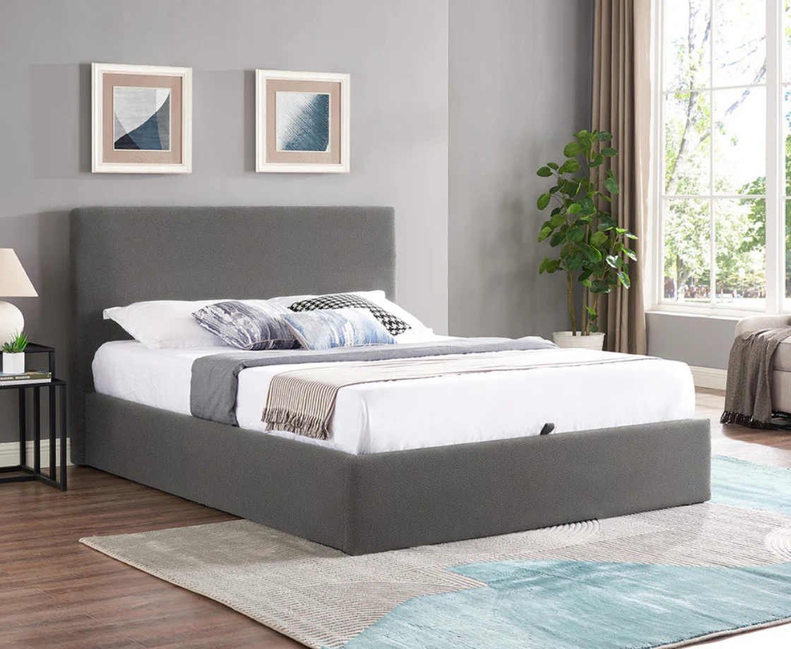 Azriel 4ft Double Ottoman Bed Pack - Grey – OGEL KIDS BEDS
